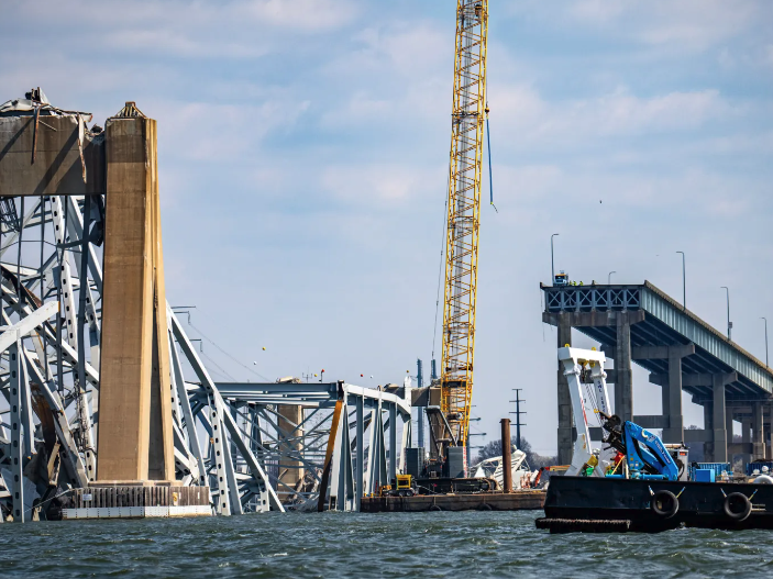 1 week, 6 lives and millions of dollars lost: The Key Bridge collapse ...